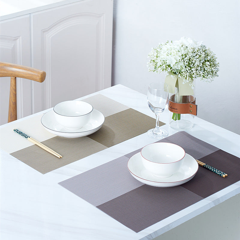 Wholesale PVC Rectangular Table Mat - Modern and Simple Design, Heat ...