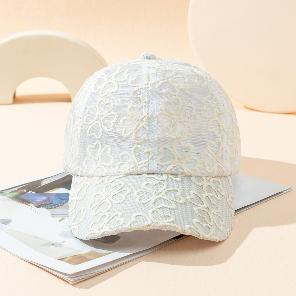 Wholesale Baseball Caps Lovely Floral Embroidery Baseball Cap with 100% ...